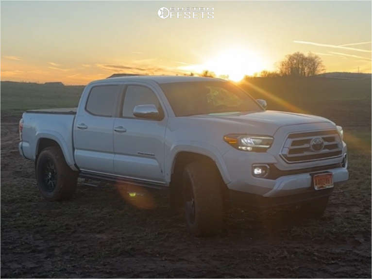 2023 Toyota Tacoma with 18x9 12 XF Offroad Xf-230 and 265/65R18 Toyo ...