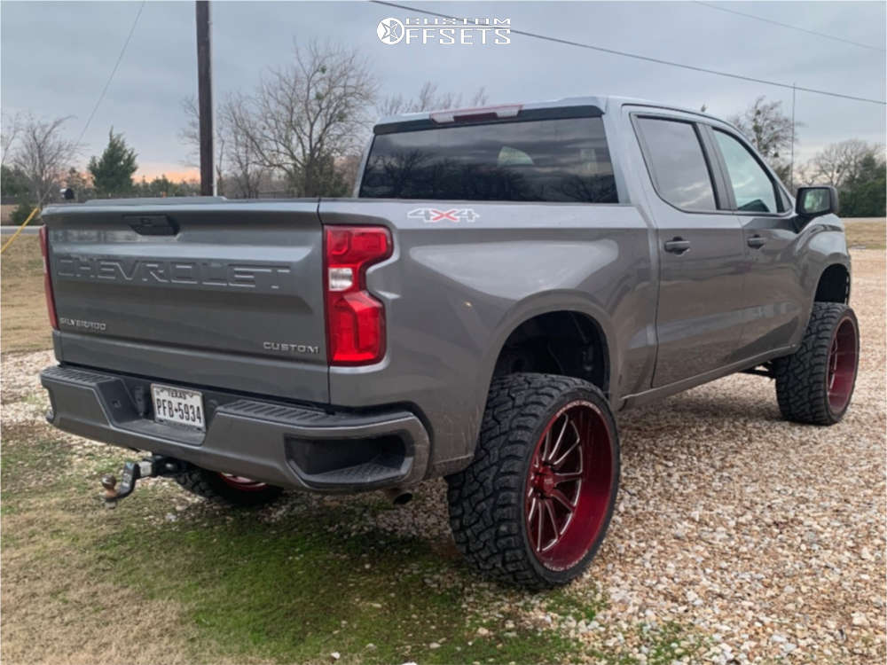 2021 Chevrolet Silverado 1500 with 26x12 -44 Off Road Monster M26 and ...