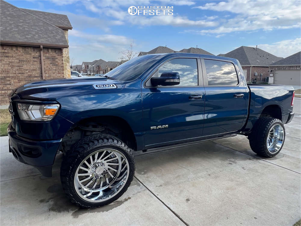 2022 Ram 1500 with 24x14 -81 ARKON OFF-ROAD Caesar and 35/13.5R24 AMP ...