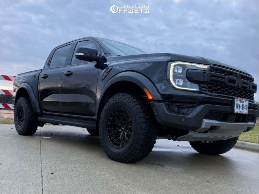 2024 Ford Ranger with 17x9 0 Vossen Hfx-1 and 285/70R17 BFGoodrich All ...