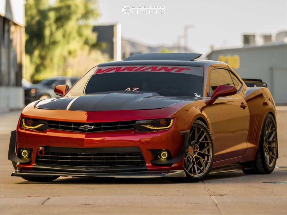 2014 Chevrolet Camaro with 20x10 23 Variant Radon and 285/30R20 ...