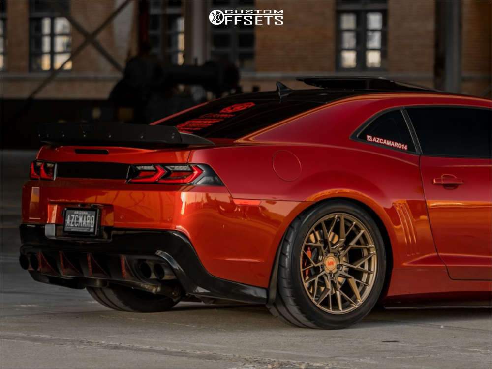 2014 Chevrolet Camaro with 20x10 23 Variant Radon and 285/30R20 ...