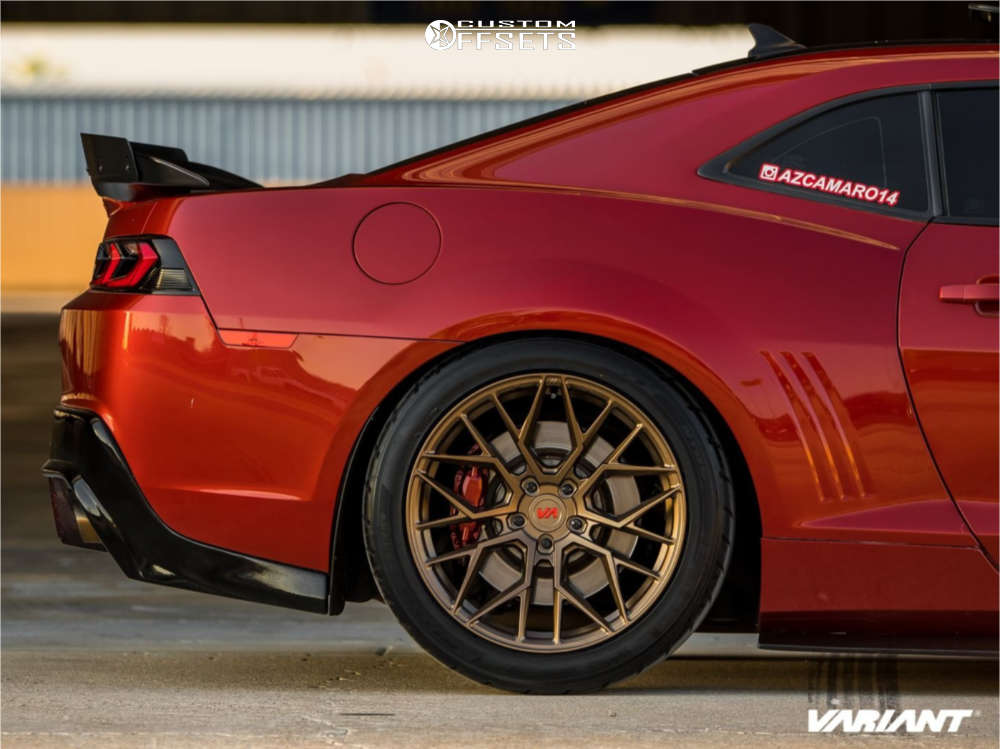 2014 Chevrolet Camaro with 20x10 23 Variant Radon and 285/30R20 ...