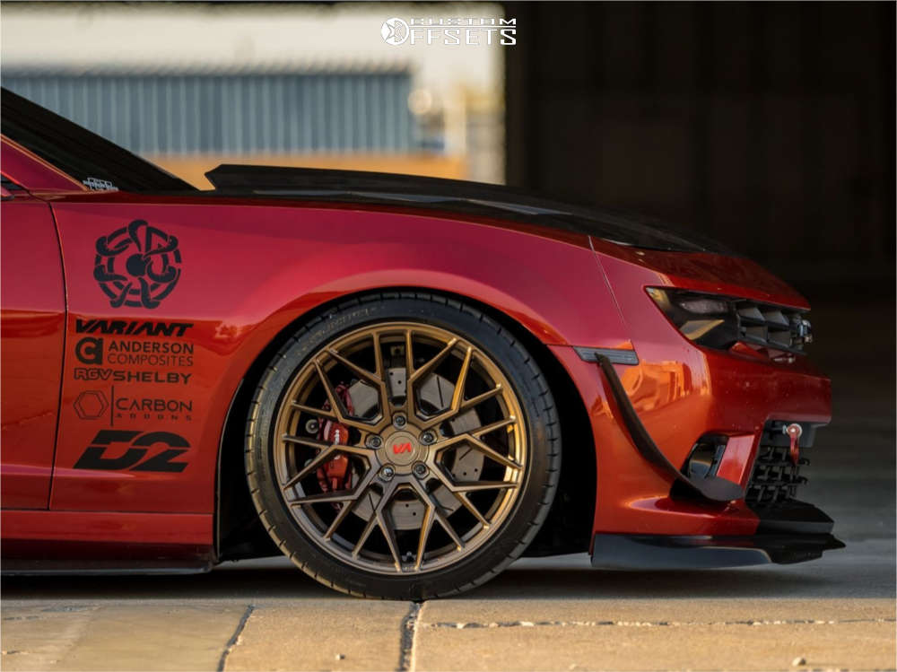 2014 Chevrolet Camaro with 20x10 23 Variant Radon and 285/30R20 ...