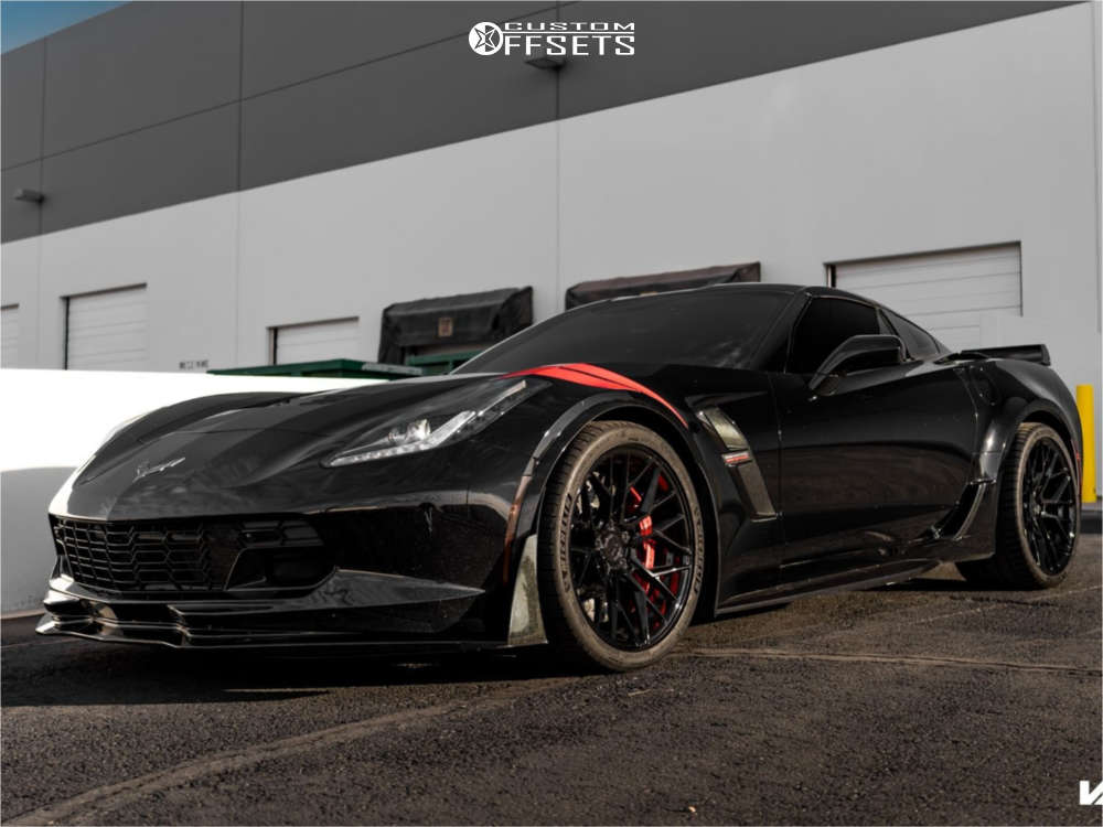 2017 Chevrolet Corvette with 19x10 25 Variant Radon and 285/30R19 ...