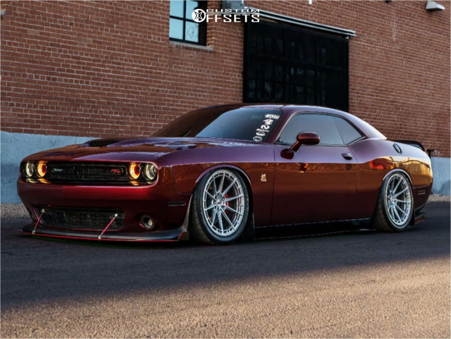 2016 Dodge Challenger with 20x10 15 Variant Aure and 275/40R20 Nitto ...