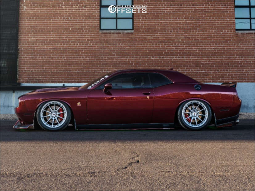 2016 Dodge Challenger with 20x10 15 Variant Aure and 275/40R20 Nitto ...