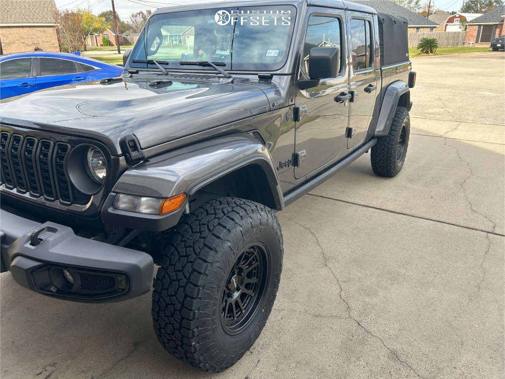 2024 Jeep Gladiator with 17x9 -6 Mayhem Compass and 285/75R17 Toyo ...