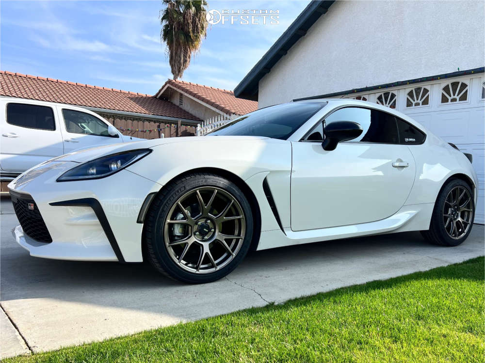 2022 Toyota GR86 with 18x8.5 44 Konig Ampliform and 235/40R18 Michelin Pilot Sport A/s 4 and ...
