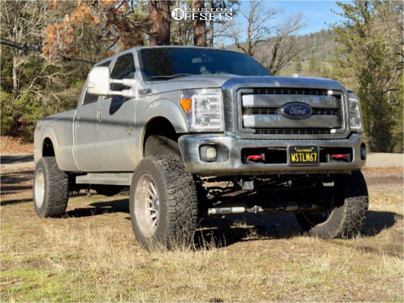 2012 Ford F-350 Super Duty with 22x12 -51 Hardrock H905 and 37/13.5R22 ...