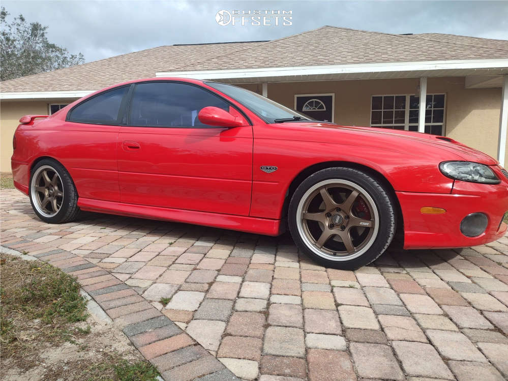 2005 Pontiac GTO with 18x8.5 30 ESR Ap6 and 235/40R18 Firestone ...
