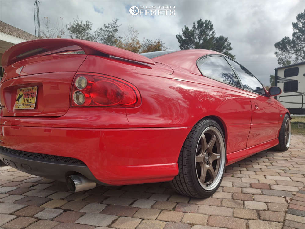 2005 Pontiac GTO with 18x8.5 30 ESR Ap6 and 235/40R18 Firestone ...