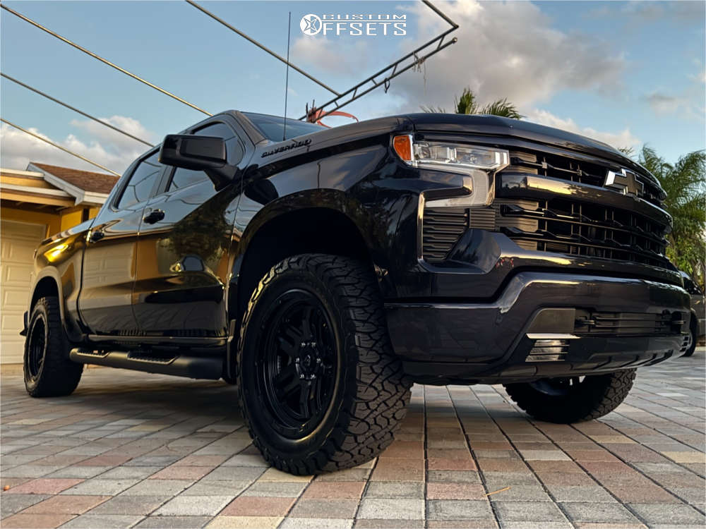 2023 Chevrolet Silverado 1500 with 20x9 1 Fuel Ammo and 295/55R20 ...