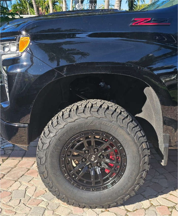 2024 Chevrolet Silverado 1500 with 18x9 12 G-FX Tr-24 and 35/12.5R18 ...