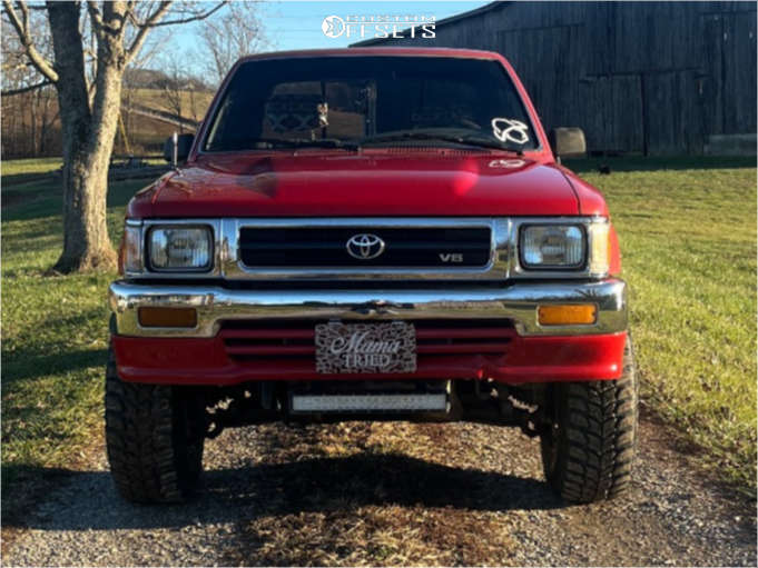 1993 Toyota Pickup with 15x8 -19 Vision Soft 8 and 31/10.5R15 Road One ...