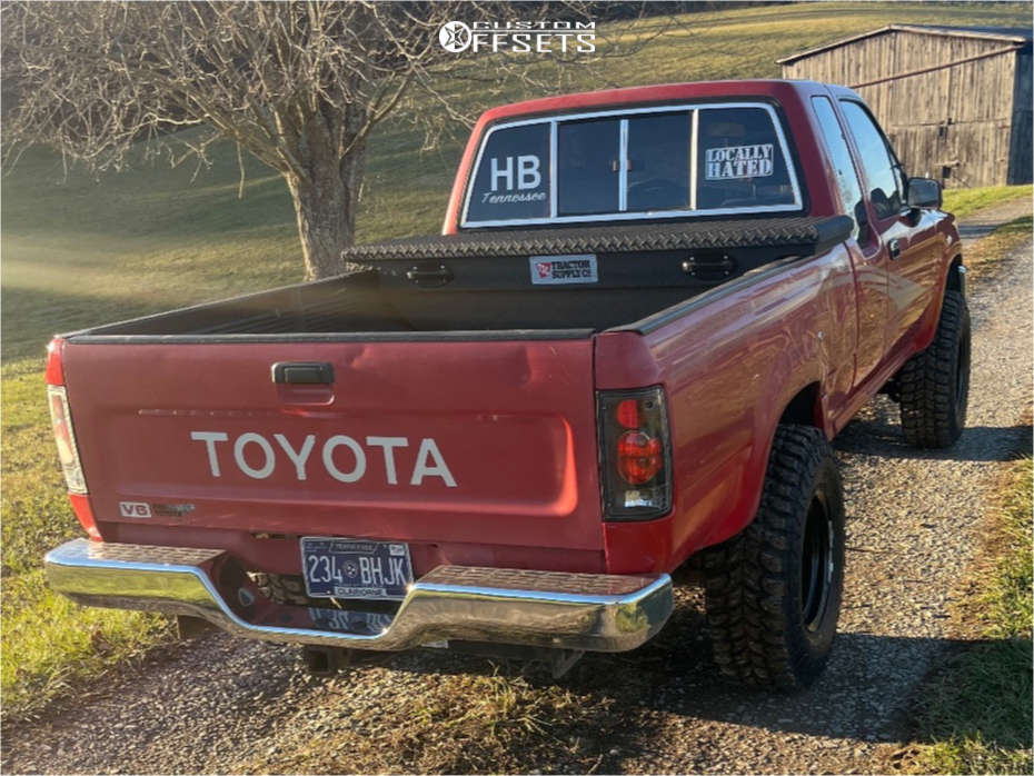 1993 Toyota Pickup with 15x8 -19 Vision Soft 8 and 31/10.5R15 Road One ...