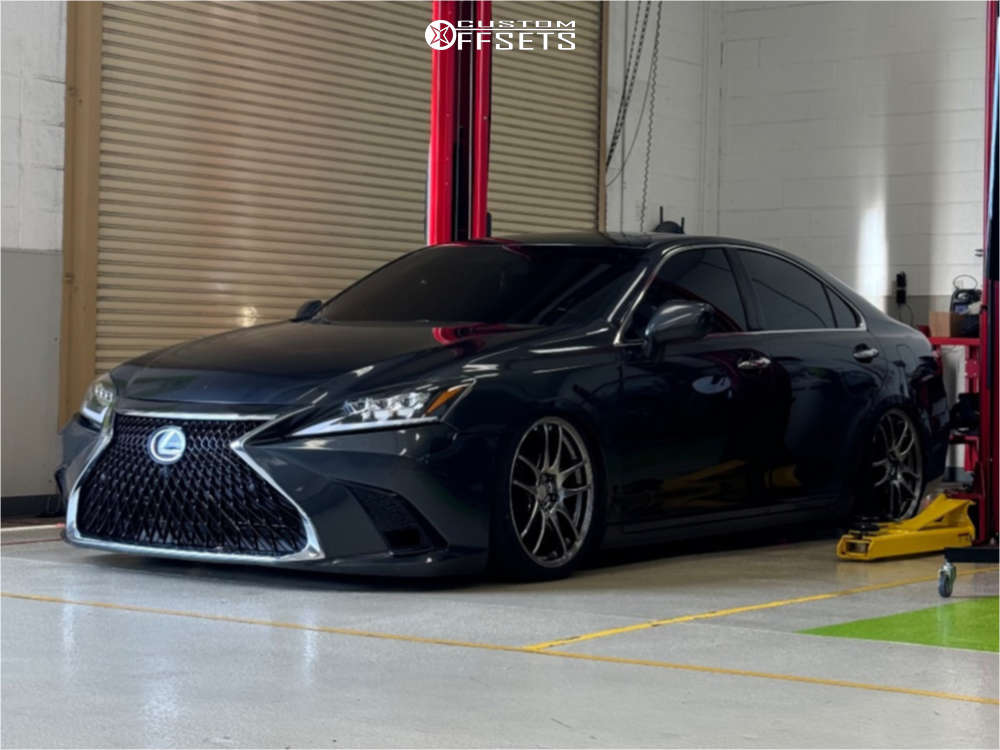 2007 Lexus ES350 with 19x8.5 25 Work Emotion and 235/35R19 Toyo Tires ...