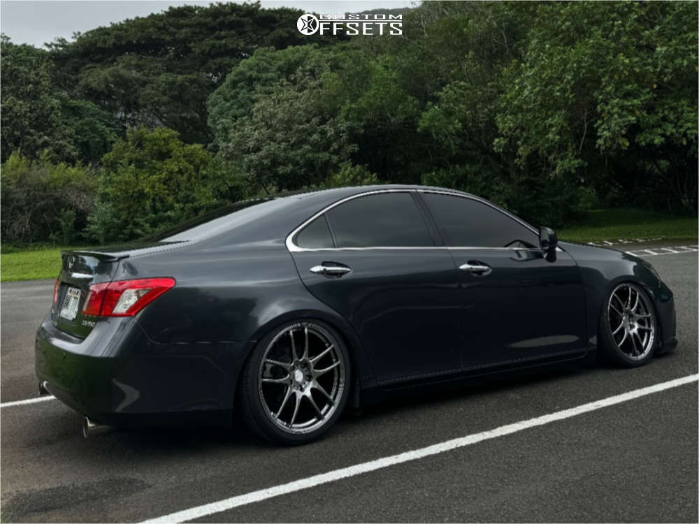 2007 Lexus ES350 with 19x8.5 25 Work Emotion and 235/35R19 Toyo Tires ...