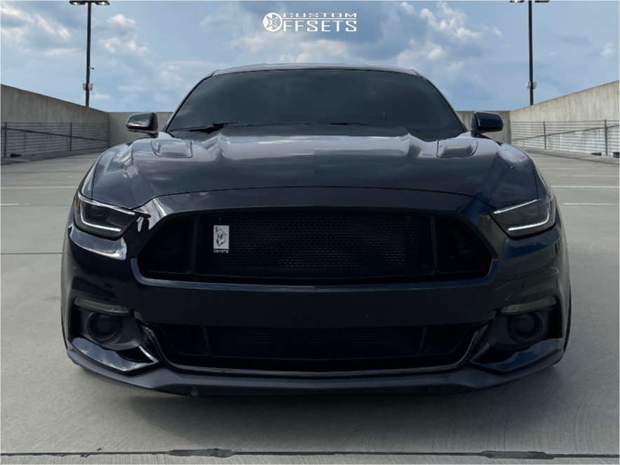 2016 Ford Mustang with 19x10 35 SVE R350 and 285/35R19 Nitto Nt555 G2 ...