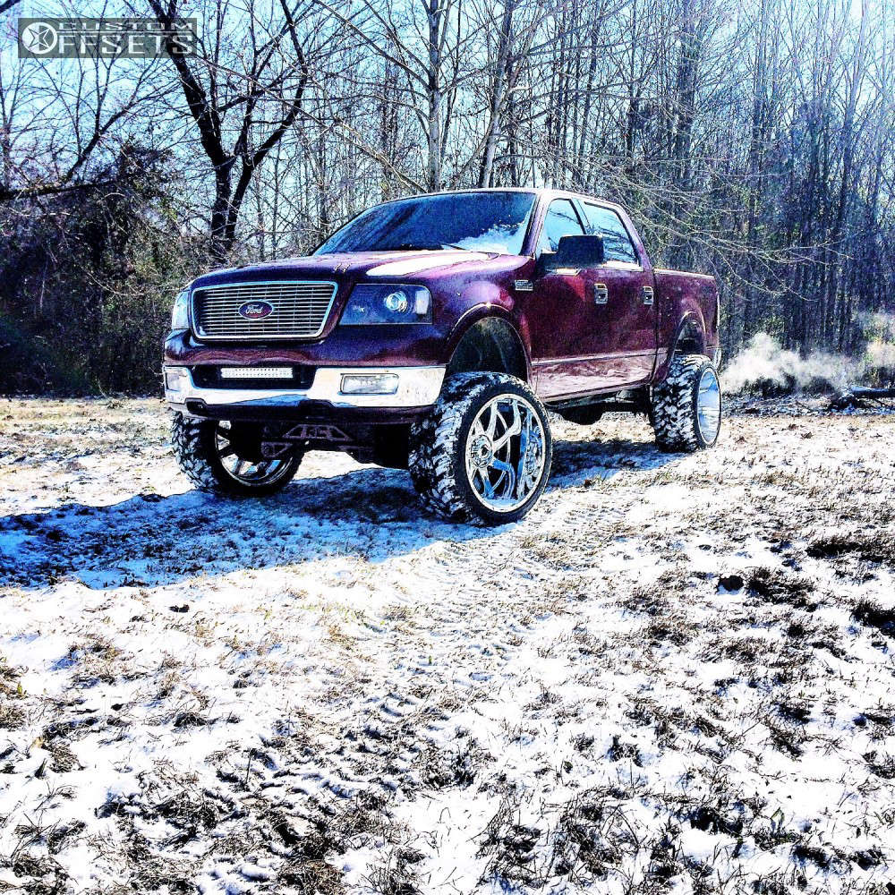 2004 Ford F-150 with 24x14 -76 American Truxx Vortex and 35/13.5R24 AMP ...