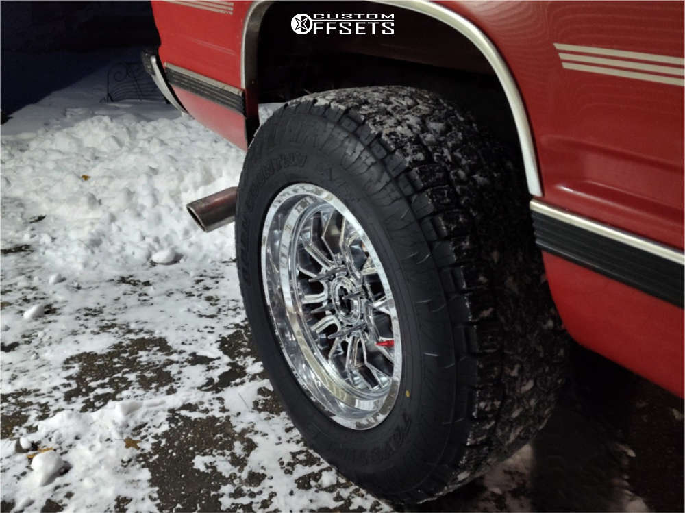 1995 Chevrolet K1500 with 18x9 -12 Vision Riot and 275/65R18 Toyo Tires ...