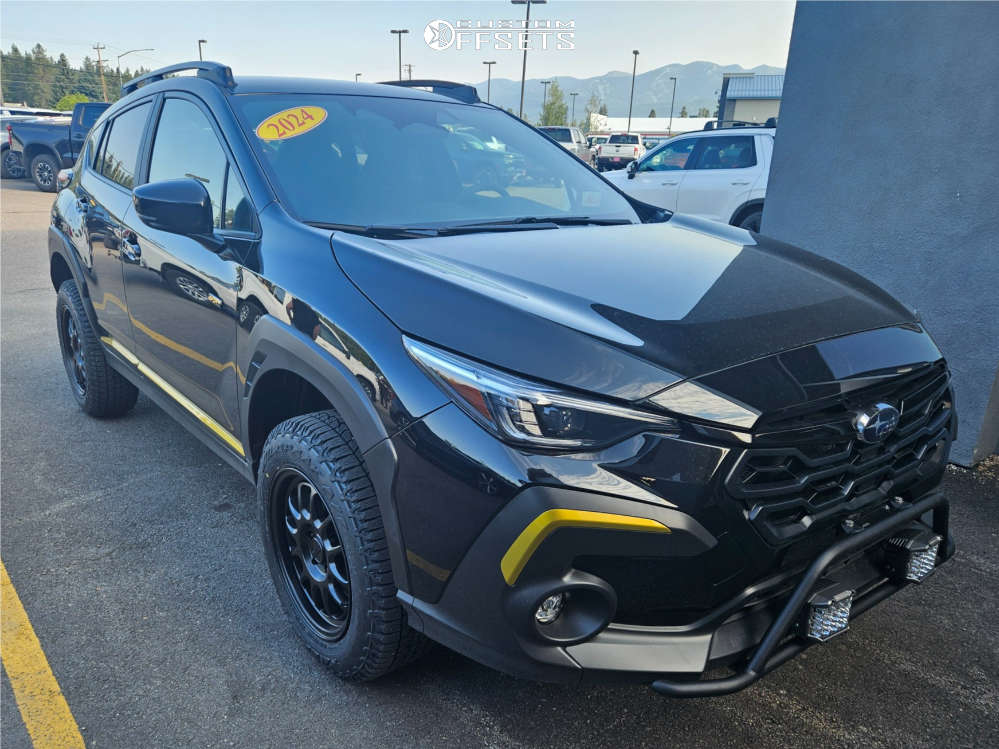 2024 Subaru Crosstrek with 17x8 30 Raceline Rogue and 225/65R17 Falken ...