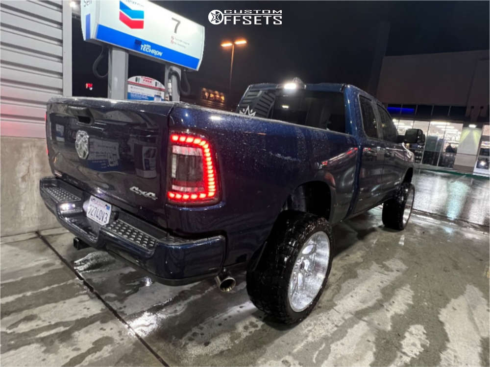 2019 Ram 1500 with 24x12 -44 Fuel Runner and 35/13.5R24 AMP Terrain ...