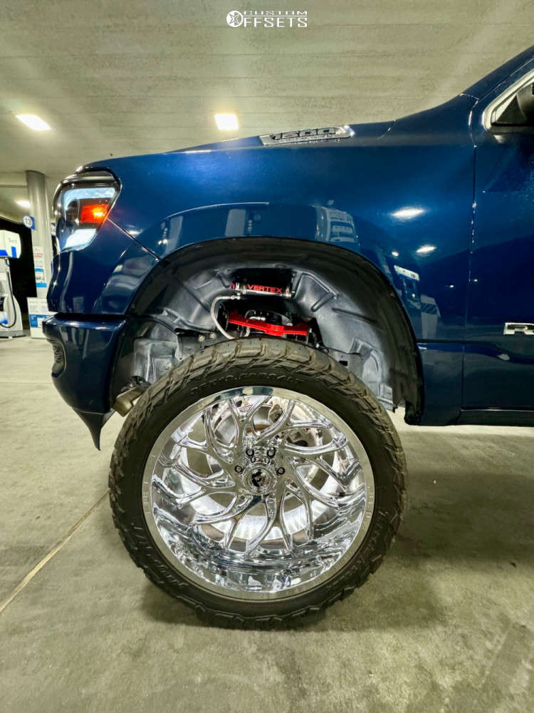2019 Ram 1500 with 24x12 -44 Fuel Runner and 35/13.5R24 AMP Terrain ...