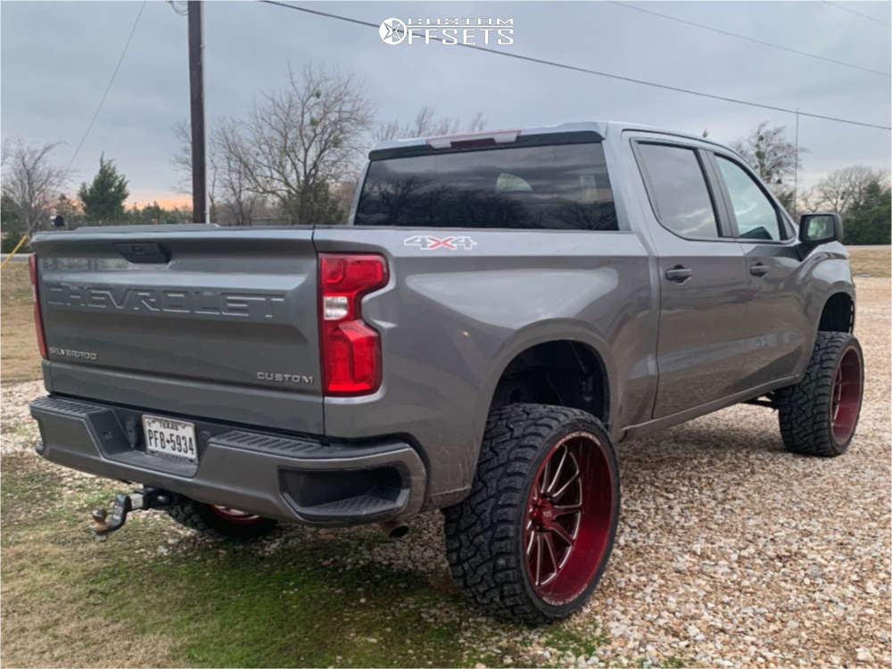 2021 Chevrolet Silverado 1500 with 26x12 -44 Off Road Monster M26 and ...