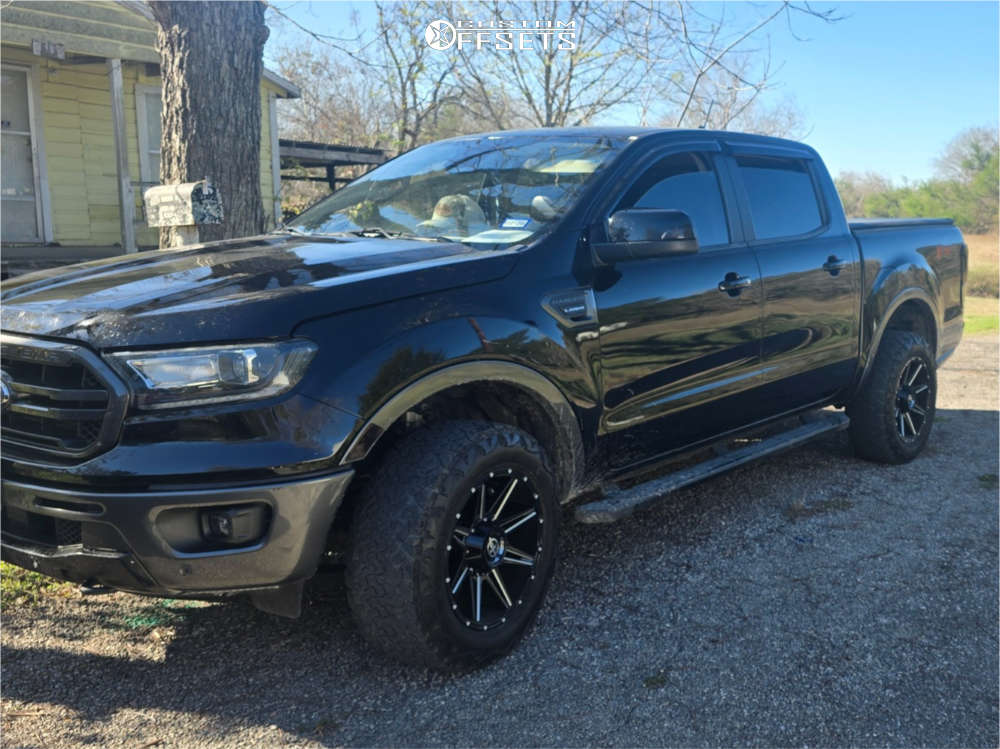 2019 Ford Ranger with 18x9 0 XF Offroad Xf-220 and 265/60R18 Venom ...