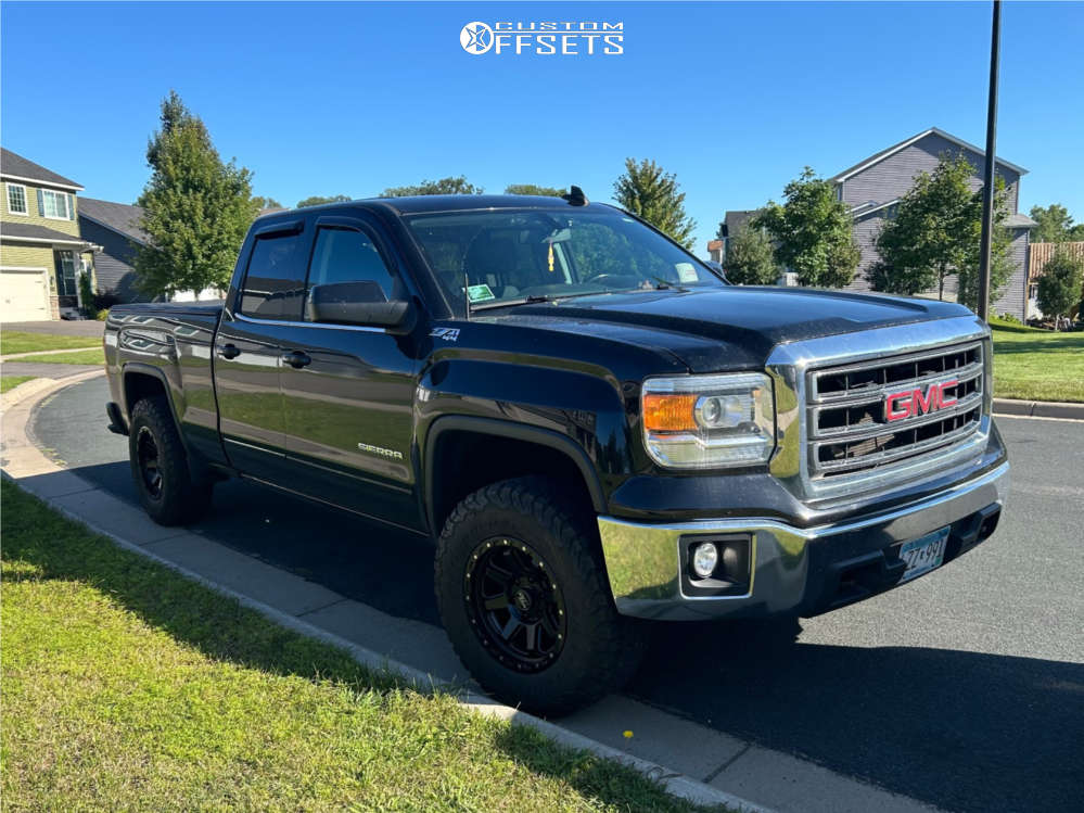 2015 GMC Sierra 1500 with 17x9 -12 Rock Trix RT116 and 285/70R17 ...