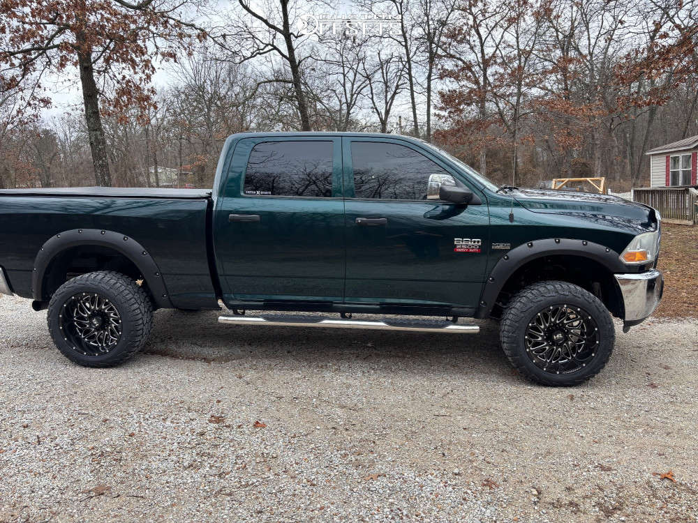 2011 Ram 2500 with 20x12 -44 Hardrock Blacktop Xposed and 33/12.5R20 ...