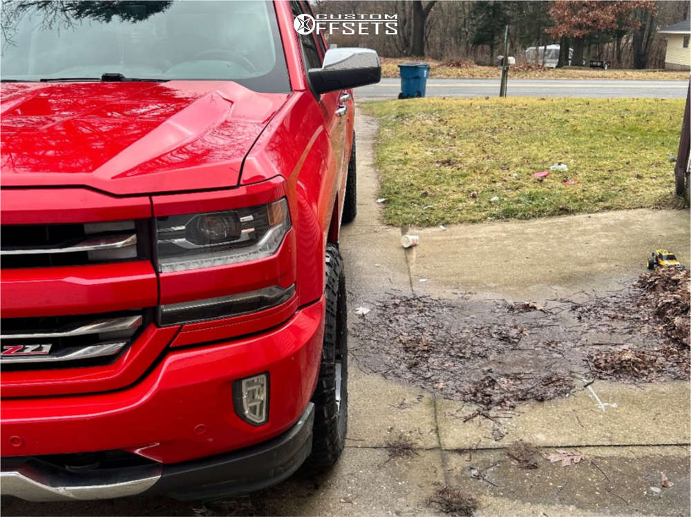 2016 Chevrolet Silverado 1500 with 20x9 0 Moto Metal Mo970 and 275 ...