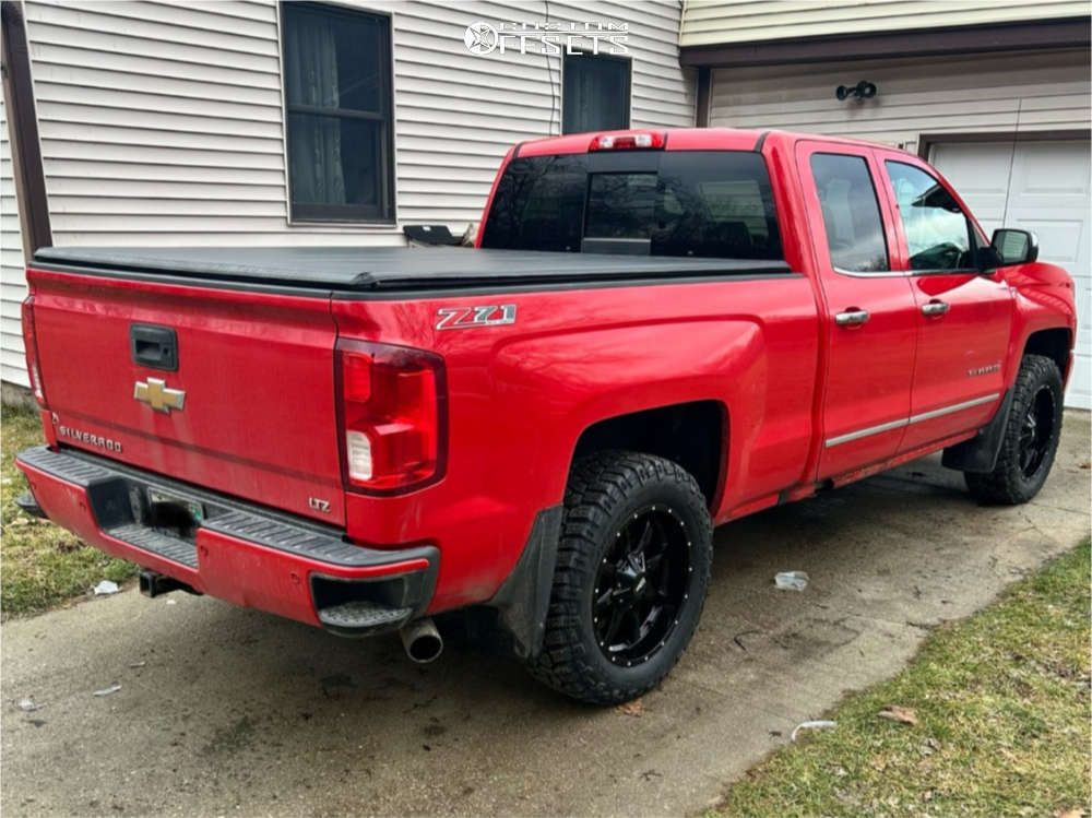 2016 Chevrolet Silverado 1500 with 20x9 0 Moto Metal Mo970 and 275 ...