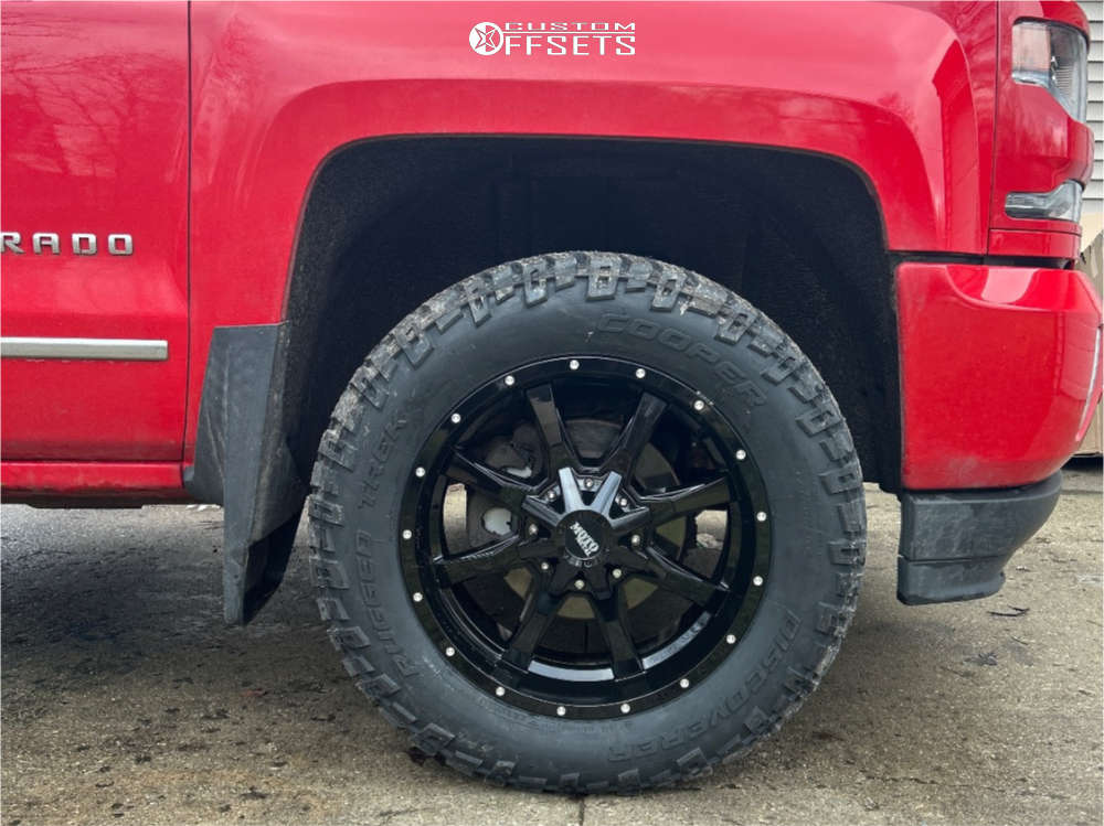 2016 Chevrolet Silverado 1500 with 20x9 0 Moto Metal Mo970 and 275 ...