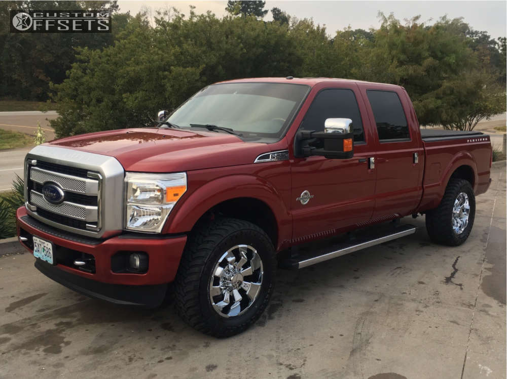 2013 Ford F-250 Super Duty with 20x10 -19 Hostile Hammered and 35/12 ...