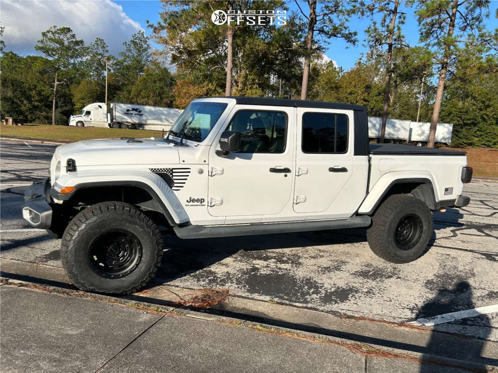 2020 Jeep Gladiator with 17x10 -25 Vision Tactical and 35/12.5R17 ...