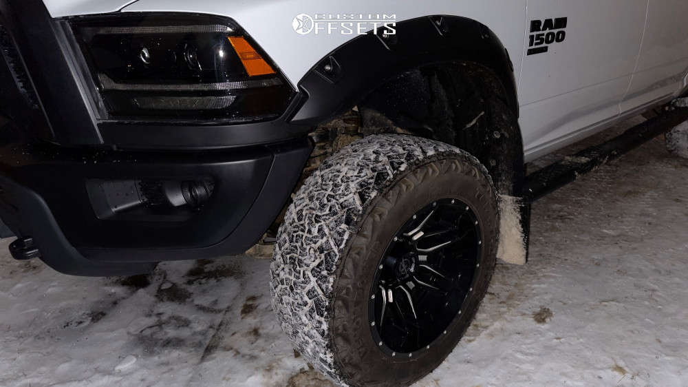 2019 Ram 1500 with 20x12 -44 XF Offroad Xf-222 and 35/12.5R20 Venom ...