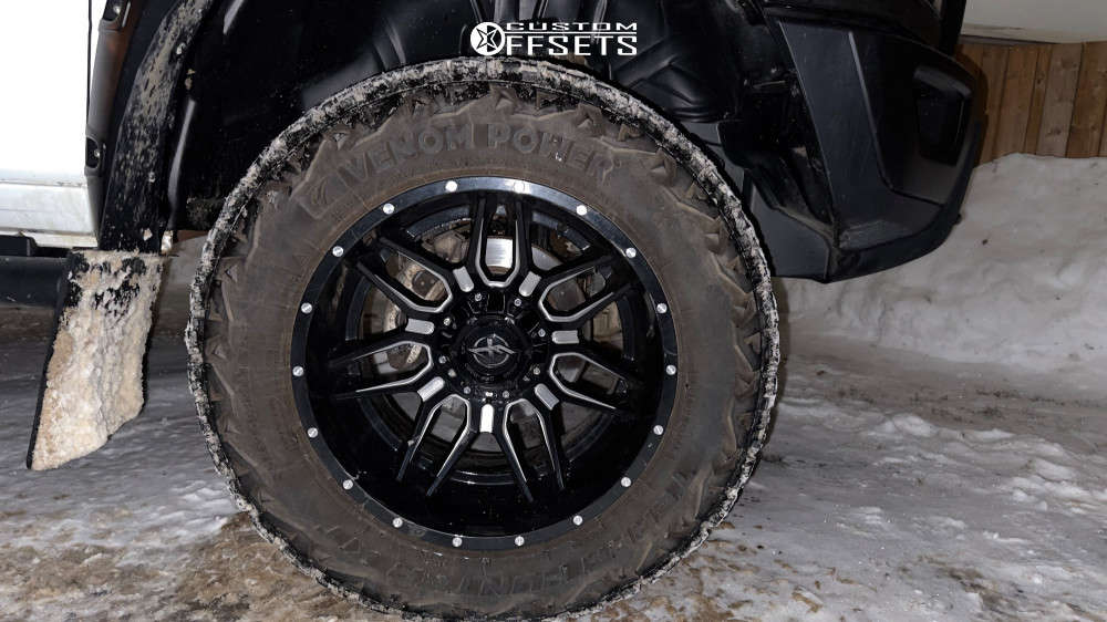 2019 Ram 1500 with 20x12 -44 XF Offroad Xf-222 and 35/12.5R20 Venom ...