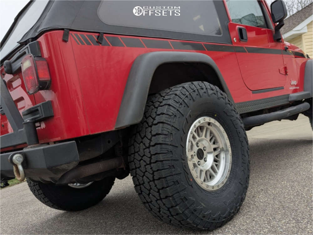 2005 Jeep Wrangler with 16x8 0 Raceline Ryno and 315/75R16 Falken ...