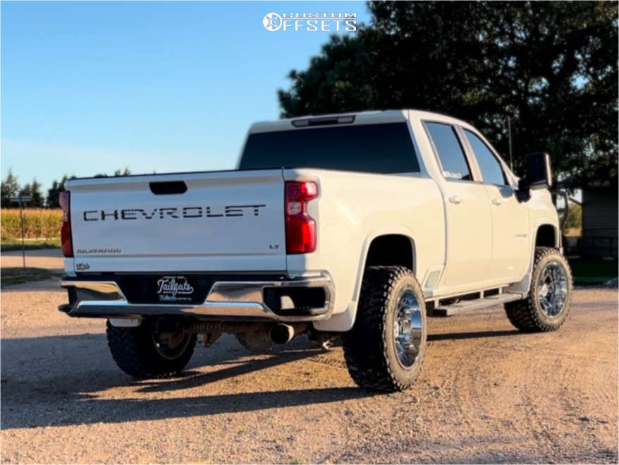 2021 Chevrolet Silverado 2500 HD with 20x12 -44 Hostile Rage and 35/12 ...