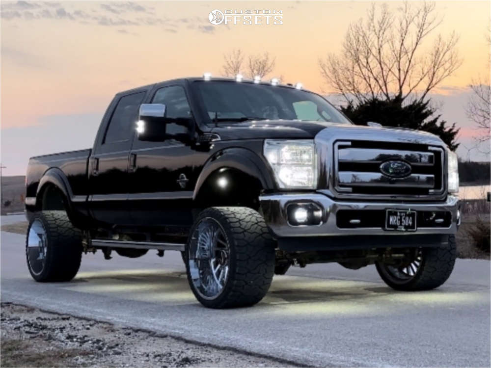 2014 Ford F-250 Super Duty with 24x14 -81 ARKON OFF-ROAD Caesar and 33/ ...