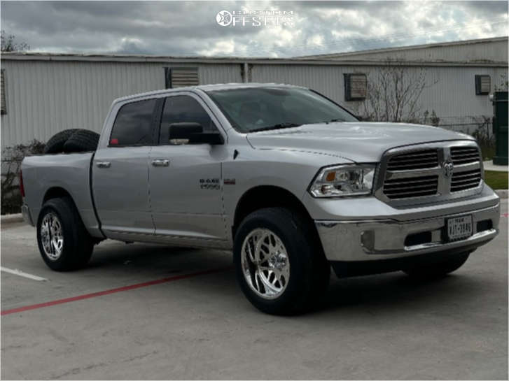 2017 Ram 1500 with 20x12 -44 KG1 Forged Veteran and 325/50R20 Nitto ...