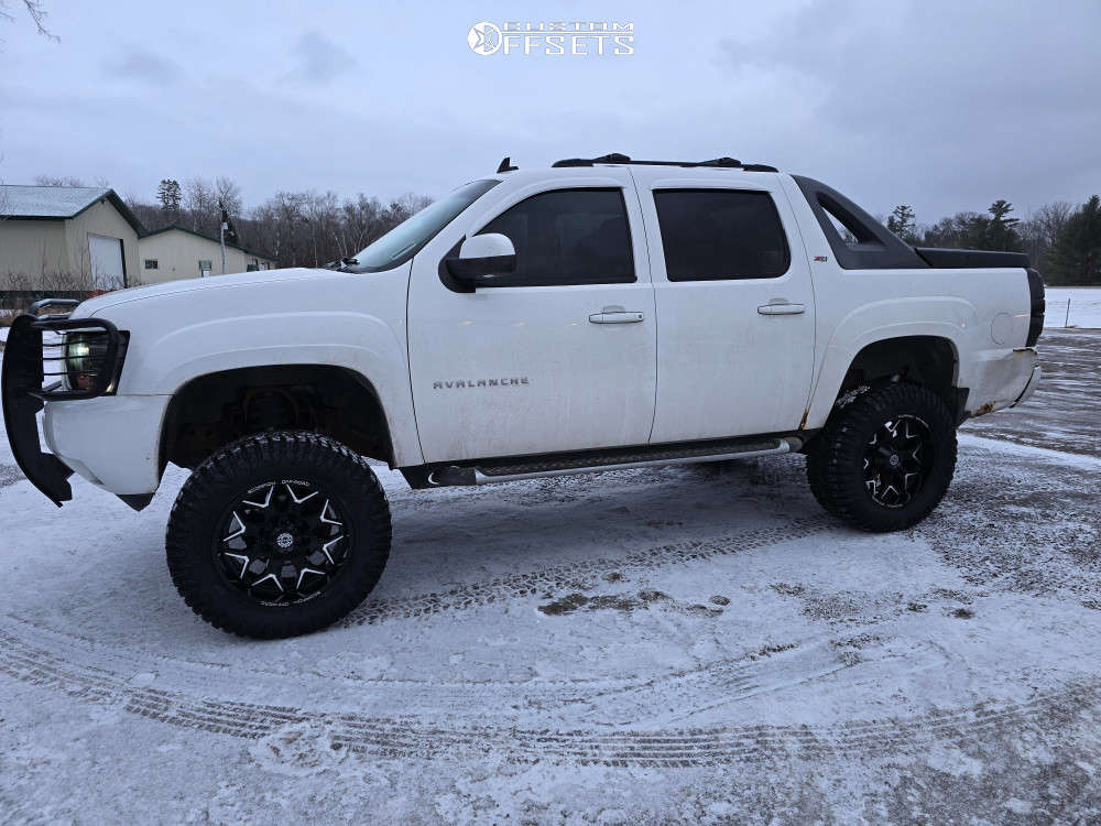2011 Chevrolet Avalanche with 20x10 -19 Scorpion Defender and 35/12 ...