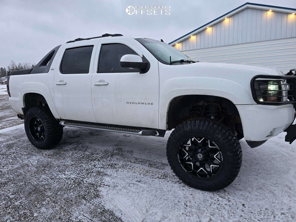 2011 Chevrolet Avalanche with 20x10 -19 Scorpion Defender and 35/12 ...