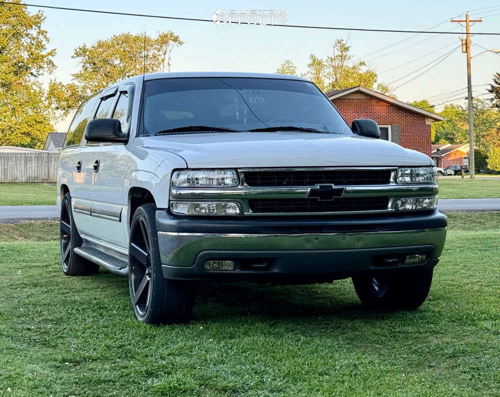 2000 Chevrolet Suburban 1500 with 24x10 19 DUB Baller and 305/35R24 ...