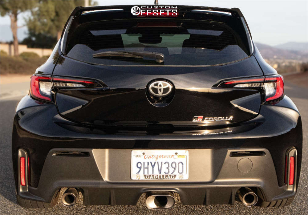 2023 Toyota GR Corolla with 18x8.5 35 Konig Dekagram and 235/40R18 ...