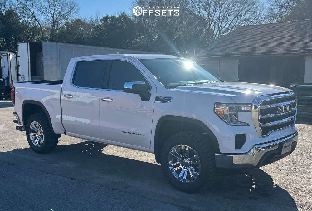 2021 GMC Sierra 1500 with 20x9 24 4Play OE Wheels Cv44 and 295/60R20 Cooper Discoverer Stt Pro ...