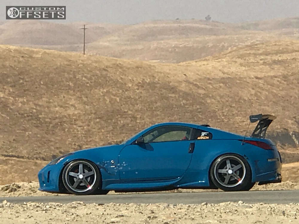 2004 Nissan 350Z Wheel Offset Tucked Lowering Springs | 320766 | Custom ...