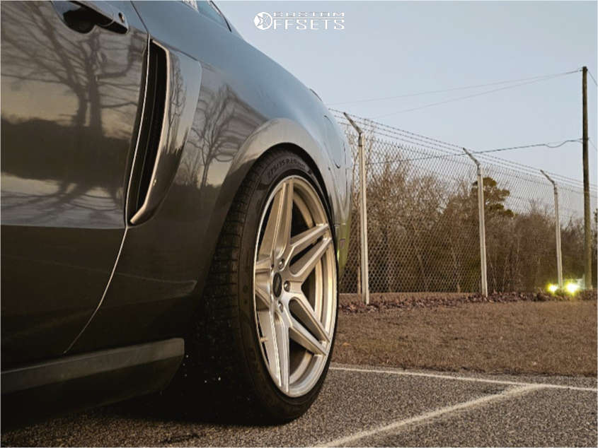 2011 Ford Mustang with 20x9 22 ESR Rf15 and 245/30R20 Delinte D7 ...